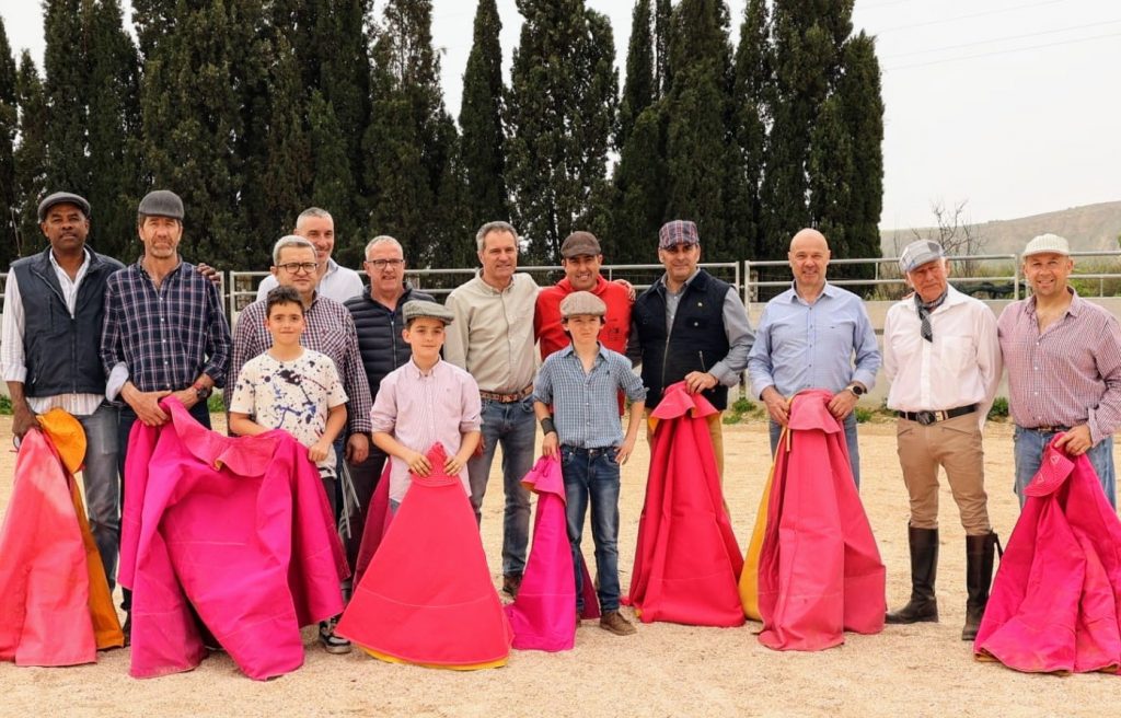 Tentadero dirigido por el matador Sergio Sánchez Chivite